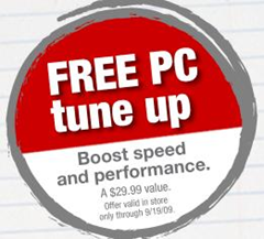 Coupon Mommie: Free PC Tune Up at Staples for a limited time